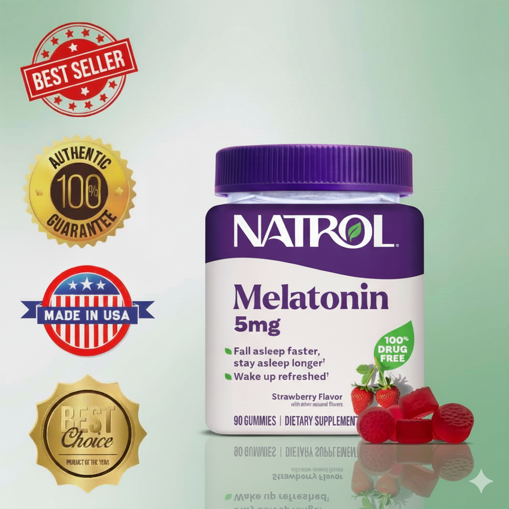 Natrol Melatonin 5mg, ADULT, 90 Gummies – TB Naturals